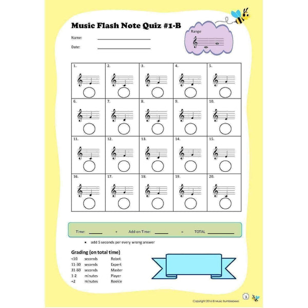 Music Flash Note Quiz (Digital Download)Music Publications – Music ...