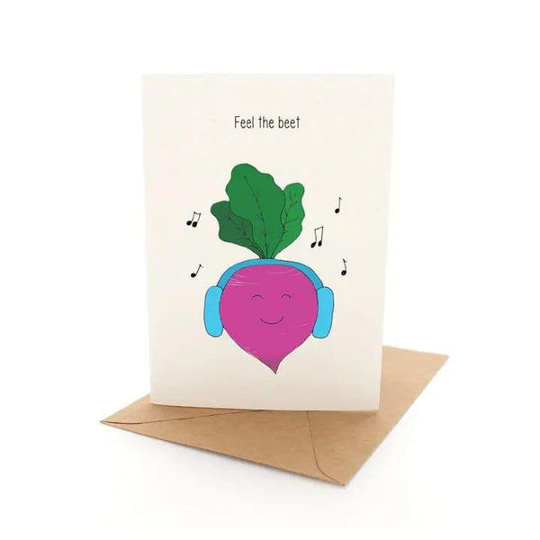 Feel the Beet! - Greeting Card – Music Bumblebees
