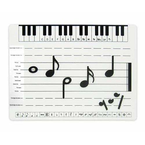 Music Teaching Whiteboard Sheet with Music Notes Magnets Bundle – Music ...