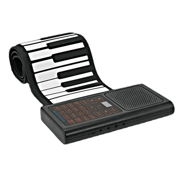 88 Keys Silicone Roll Up Piano with Pedal and App Connection – Music ...