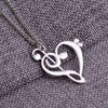 G Clef and F Clef Heart Shape Necklace Silver or Gold - Music Gift ...