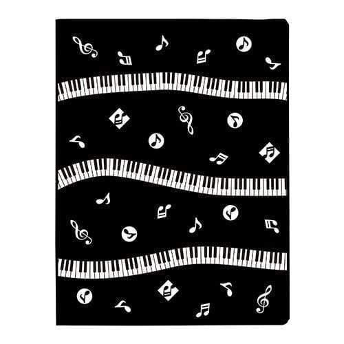 A4 Clear Display Folder (40 pockets) - Music Score BlackProducts,Music ...