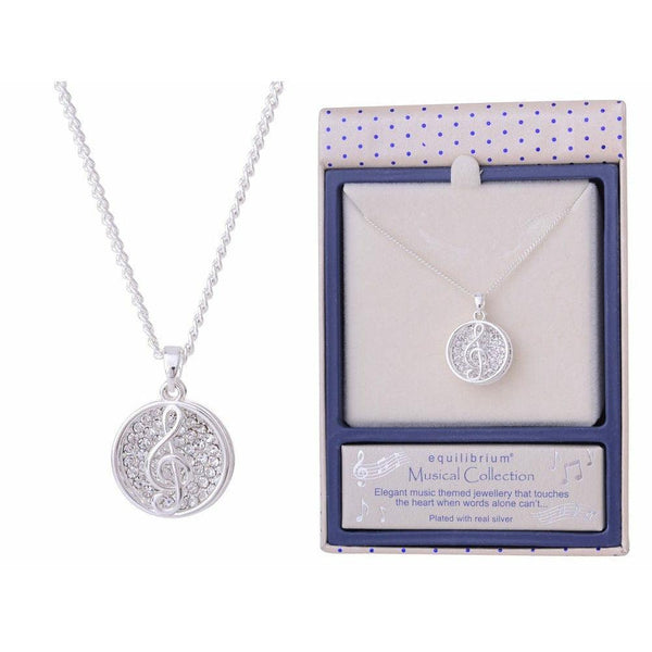 Equilibrium Music Sparkle G Clef Necklace – Music Bumblebees