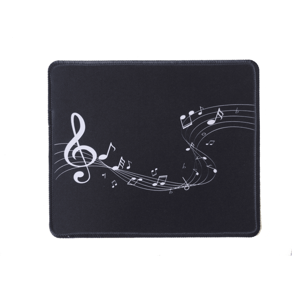 Music Bumblebees Music Themed Black and White Mouse PadMusic Mouse Pad