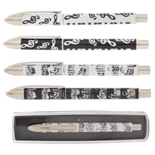 Music Themed Ballpoint Pen with a Gift Box – Music Bumblebees