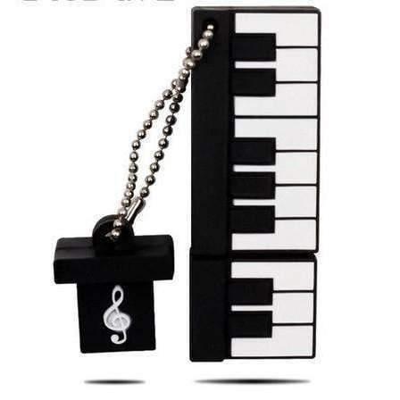 Music Themed USB Memory Stick 32Gb - Keyboard BlackMusic USB – Music ...